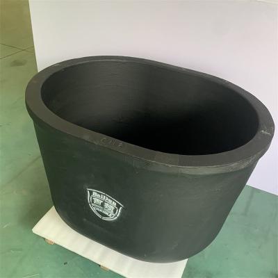 China Industrial Casting Clay Graphite Crucible Corrosion Resistant Chemical Resistant for sale
