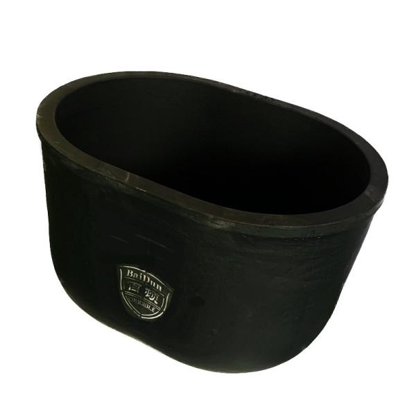 Quality Carbon Bonded Silicon Carbide Crucible , Black Graphite Clay Crucible for sale