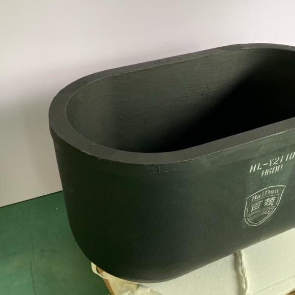 Quality Lightweight Melting Graphite Crucible Round High Pure Graphite Crucible for sale