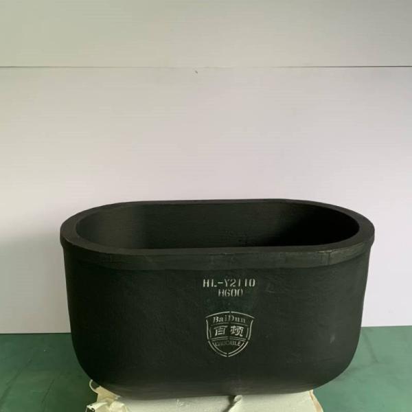 Quality Lightweight Melting Graphite Crucible Round High Pure Graphite Crucible for sale