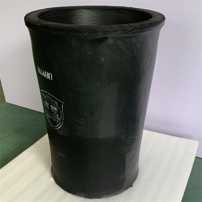 Industrial graphite crucible for gold and silver melting