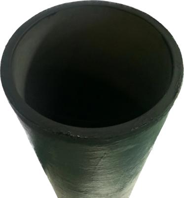 China Cylindrical Induction Furnace Crucible Silicon Carbide Graphite Metal Melting Vessel for sale