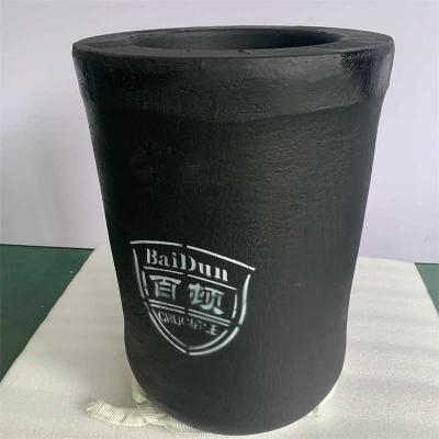 China Round High Temperature Resistance Crucible For Melting Aluminium for sale
