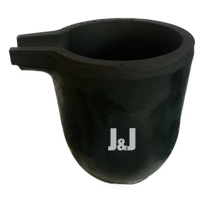 China Smooth Surface Aluminum Melting Crucible Lightweight With Good Thermal Conductivity for sale