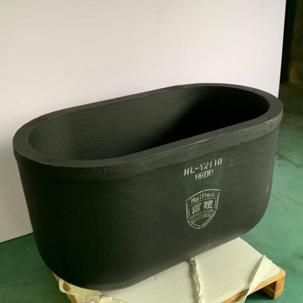 Quality Crack Resistant Aluminum Melting Crucible , High Strength Silicon Carbide Graphite Crucible for sale