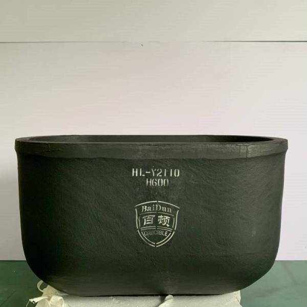 Quality Crack Resistant Aluminum Melting Crucible , High Strength Silicon Carbide for sale