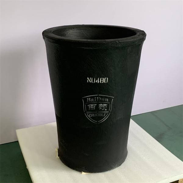 Quality High Pure Clay Graphite Crucible , Round Aluminum Smelting Crucible for sale