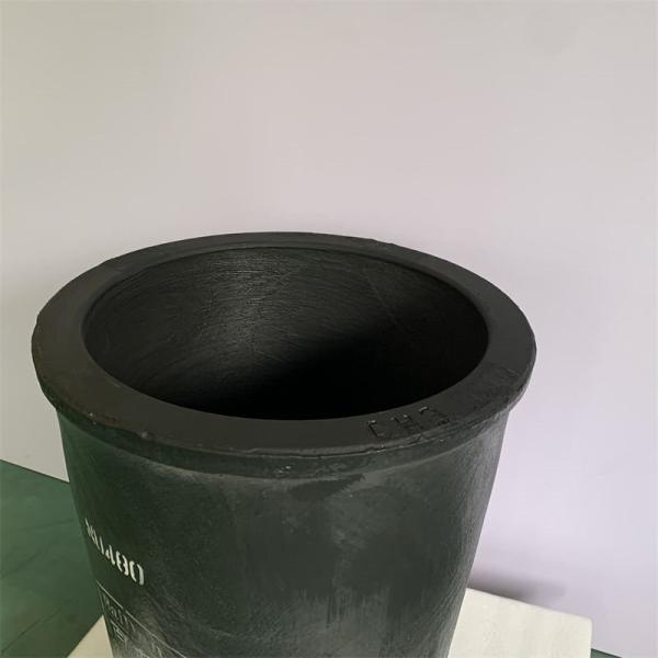 Quality High Pure Clay Graphite Crucible , Round Aluminum Smelting Crucible for sale