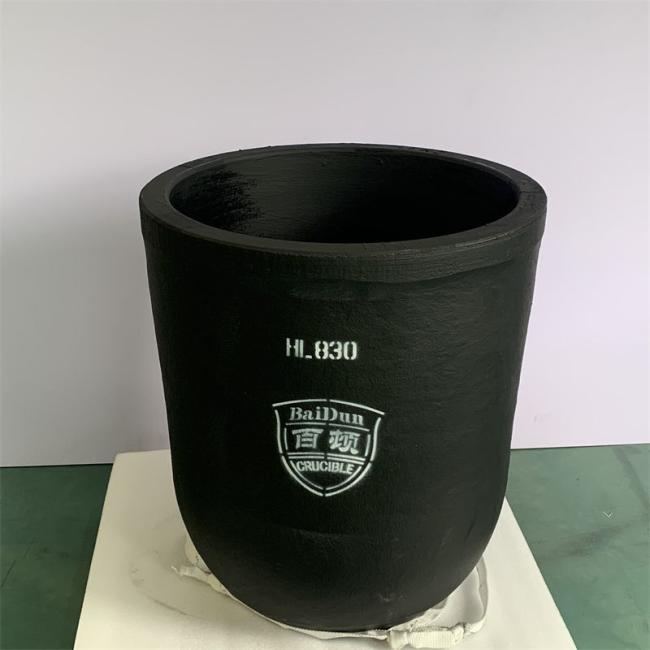 Silicon Carbide Graphite Crucible showing cylindrical design and smooth surface finish
