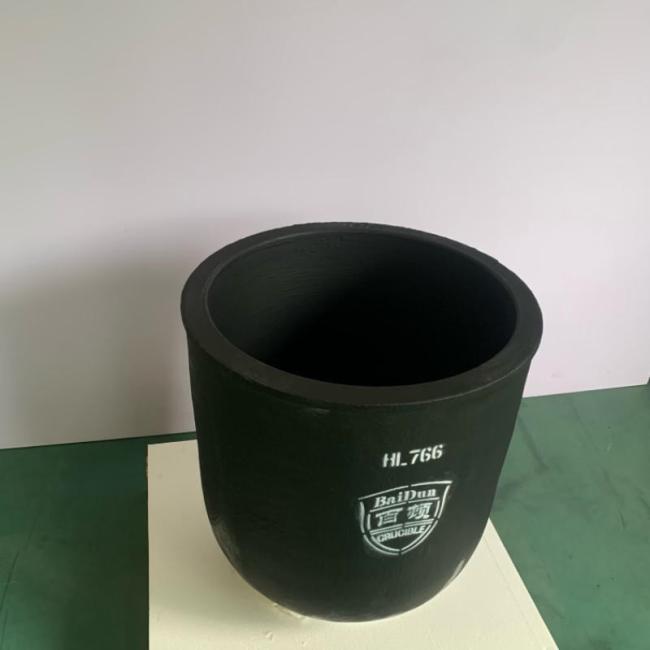 Crucible in industrial melting application