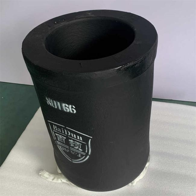 Induction furnace crucible top view