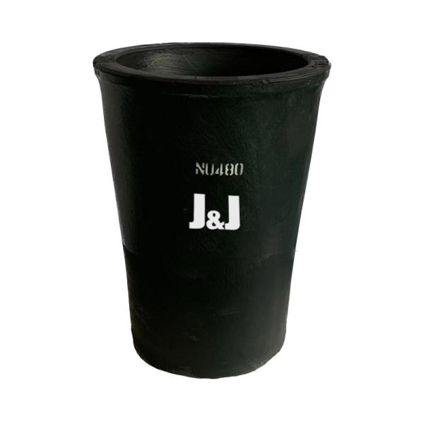Quality Capacity 1 - 100kg Silicon Carbide Graphite Crucible Induction Heating Straight Cylindrical for sale