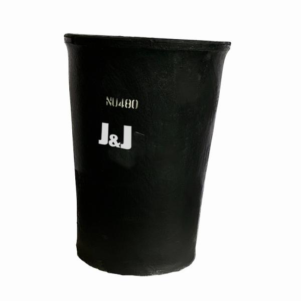 Quality Capacity 1 - 100kg Silicon Carbide Graphite Crucible Induction Heating Straight for sale