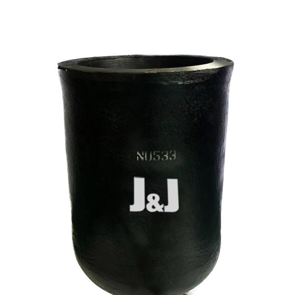 Quality Stability Silicon Carbide Graphite Induction Furnace Crucible High Temperature for sale