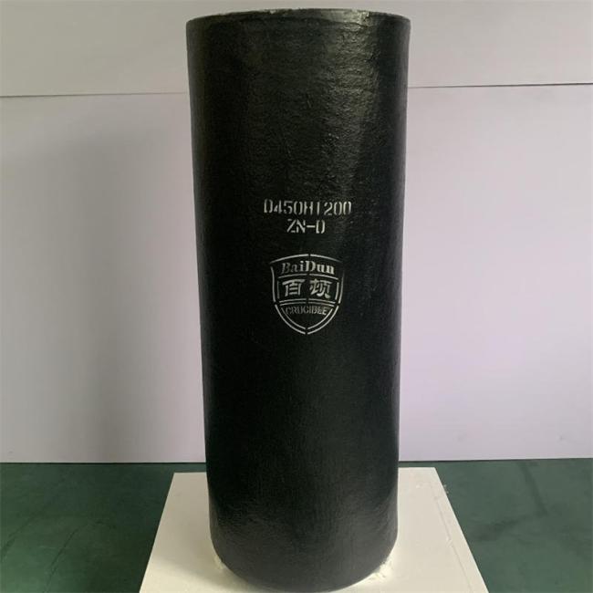 Silicon Carbide Crucible for induction furnace - side view
