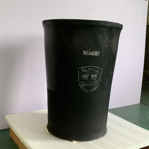 Quality High Temperature Cylindrical Crucible Chemical Resistant Black Large Graphite for sale