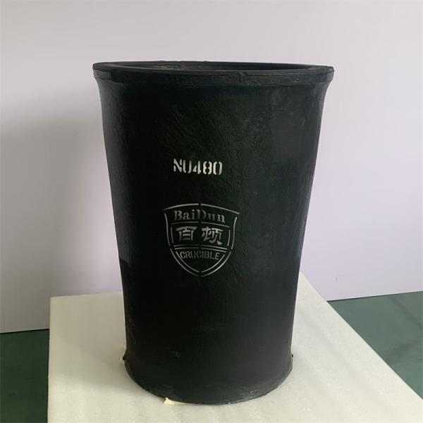 Quality High Temperature Cylindrical Crucible Chemical Resistant Black Large Graphite for sale
