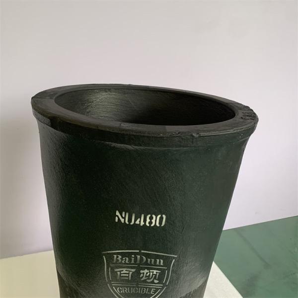 Quality High Temperature Cylindrical Crucible Chemical Resistant Black Large Graphite for sale