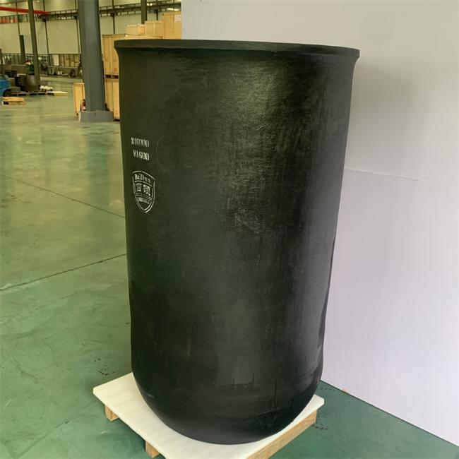 Induction furnace crucible for copper melting