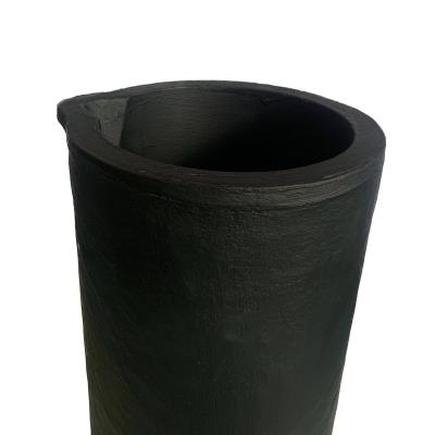 China Non Ferrous Metal Melting Crucible , Cylindrical Graphite Crucible For Gold Melting for sale