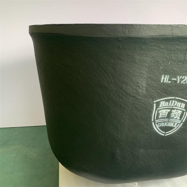Silicon Carbide Graphite Crucible side view
