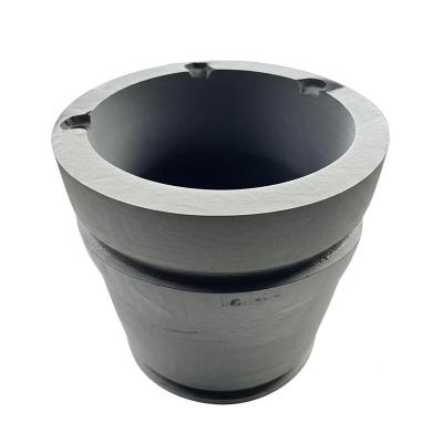 China 1kg Capacity Customizable Fired Carbon Crucible for Temperature Industrial Applications for sale