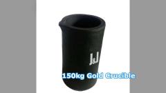 150kg Gold Melting Crucible Heat Resistant