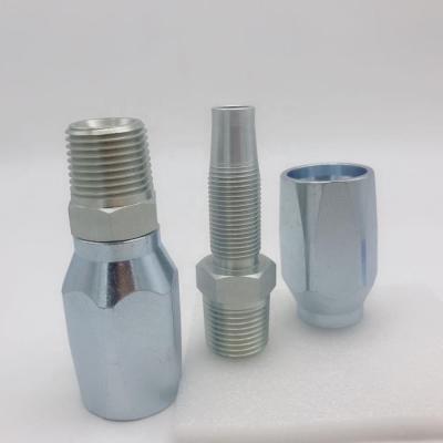 中国 Jic Npt 15617-08-08の再使用可能なホース フィッティング 販売のため