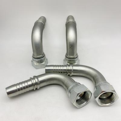 中国 90の肘BSP ISOの油圧ホースのフェルール 販売のため
