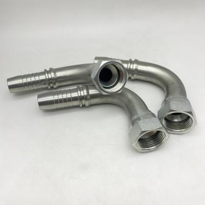 中国 90の肘BSP ISOの油圧ホースのフェルール 販売のため