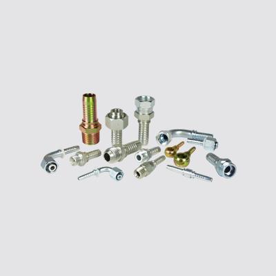 China NPT JIC SAE BSP METRISCHE Opnieuw te gebruiken Hydraulische Slangmontage SS304 Te koop