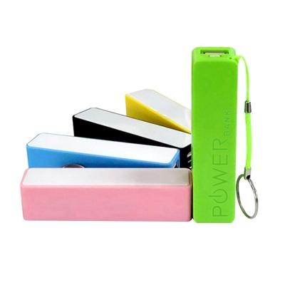 China 1200mAh  PVC Portable Mini Mobile Power Bank 18650 Battery with Keychain for sale
