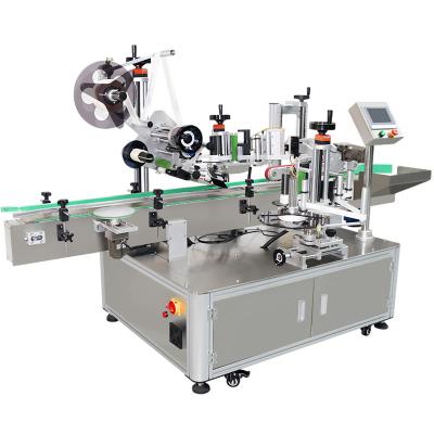 Cina Etichettatura a doppio lato Macchina di etichettatura automatica ad alta velocità per bottiglie quadrate e piatte in vendita