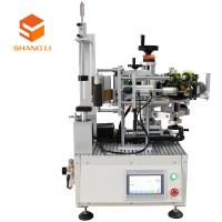 China Semi-Automatic Rotary Hexagonal Bottle Labeling Machine 110V for Flat and Curved Surfaces for sale