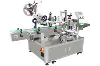 China Automatic Double Sided Labeling Machine for Flat Square Round Bottles with Servo Motor and PLC Control for sale