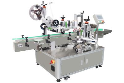 China Máquina de rotulagem para mercadorias personalizadas de dois lados e aplicador de etiqueta superior incluído à venda