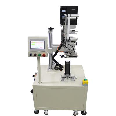 Cina Macchina di etichettatura pneumatica semiautomatica con stampante Honeywell in imballaggio in scatola di legno in vendita