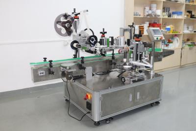 China Máquina de rotulagem para mercadorias personalizadas de dois lados e aplicador de etiqueta superior incluído à venda