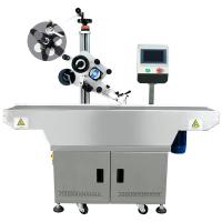 China Automatic Labeling Machine for Flat Pouches Adhesive Stickers 24 Hour Unmanned Operation for sale