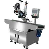 China Automatic Labeling Machine for Flat Pouches Adhesive Stickers 24 Hour Unmanned Operation for sale