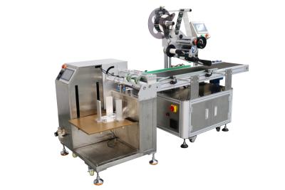 Cina Macchina di imballaggio e etichettatura in plastica completamente automatica personalizzata con tensione 220V in vendita