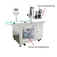 China Wood Packaging Material Square Bottle Label Applicator for Flat Surfaces 300dpi 6-10ips for sale