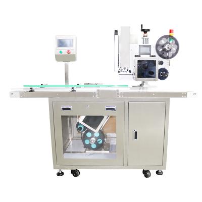Cina Materiale di imballaggio in legno Applicatore di etichette a bottiglia quadrata per superfici piane e stampante in vendita
