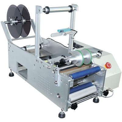 China Machinerie Hardware Semi-automatische tafelsticker-etiketteringsmachine met datumcodeprinter Te koop