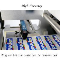 China Semi Automatic Flat Labeling Machine SL-T212 for Custom Product Size Labeling Applicator 110V for sale