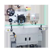 China Semi-Automatic Label Applicator with Built-in Thermal Printer 300dpi for QR Code Barcode Labeling for sale