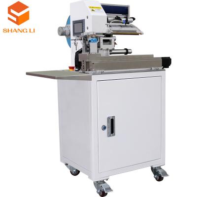 Cina Applicatore di etichette in filo per macchine adesive per etichette in cuoio per la stampa di etichette a cavo in vendita