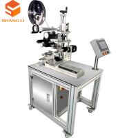 China Semi Automatic Glass Bottle Labeling Machine 220V Front and Back Labeling 20-100 BPM for sale
