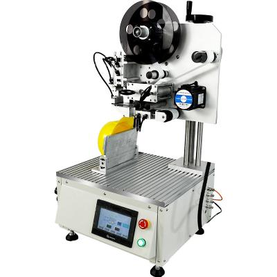 Cina Macchina di etichettatura manuale semiautomatica semplice e accurata per superfici piatte in vendita
