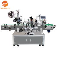 China Automatic Double Sided Labeling Machine for Round Bottles with Date Coder 60 Bottles per Minute for sale